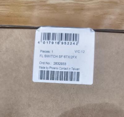 중국 Phoenix Contact 예비 부품 FL SWITCH SF 6TX/2FX 주문 번호 2832933 산업용 이더넷 스위치 6x RJ45 포트 판매용