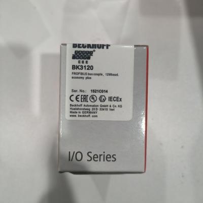 China BK3120 Beckhoff "Economy Plus" Buskoppler für PROFIBUS DP Netzwerke 12 Mbaud 24 VDC zu verkaufen