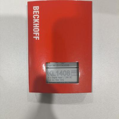 China KL1408 Beckhoff 8-Kanal Digital-Eingangsklemme 24VDC 3,0 ms 5 mA 500 Vrms zu verkaufen