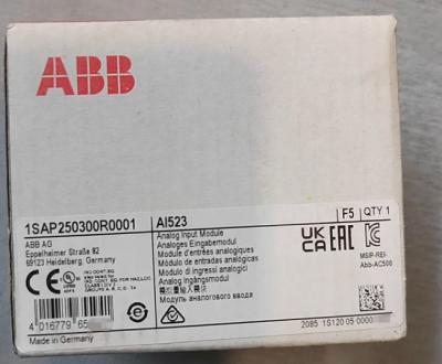 China AI523 1SAP250300R0001 ABB Analog Input Module 16 Channel Analog Input IP20 for sale
