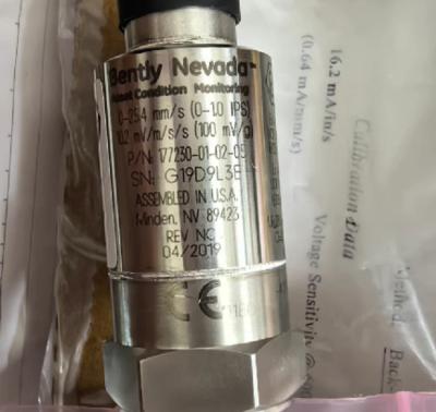 China Bently Nevada Vibration Sensor with -40°C To +85°C Range IP66/IP67 Protection and 4-20mA Output for Industrial Monitoring for sale