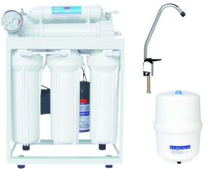 중국 수채 개요 임명 스넵 식 꼭지의 밑에 강철 선반 역삼투 물 여과 체계 판매용