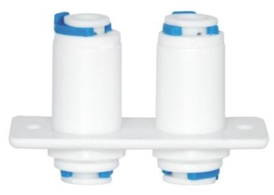 China Acoplamentos de desconexão rápida do tubo do conector da torneira de filtro da água da válvula da mão à venda