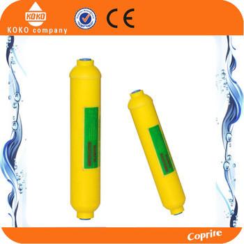 China Coconut / Activated Carbon Inline Water Filter Cartridge Replacement For RO System for sale