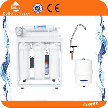 Cina Sistema d'acciaio di filtrazione dell'acqua di osmosi inversa dello scaffale sotto la rottura schematica dell'installazione del lavandino - in rubinetto in vendita