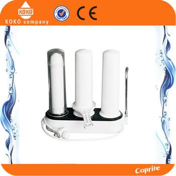 중국 10 압력 인치에 의하여 활성화되는 탄소 가구 급수 여과기 3개 단계 8 - 125 PSI 인레트 판매용