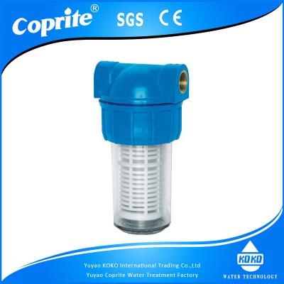 China Plastic Pre Pipeline Shower Head Water Filter Household Type 1 / 2 Inch for sale