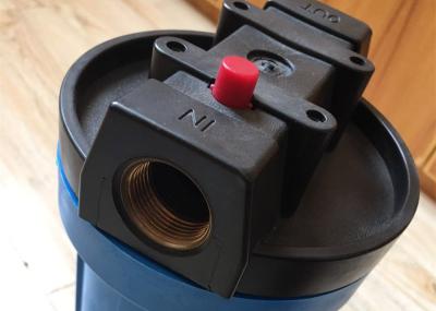 China 10 Huisvesting van de het Waterfiltratie van de duim de Enige „O“ Ring Blauwe met Luchtontspanner Te koop