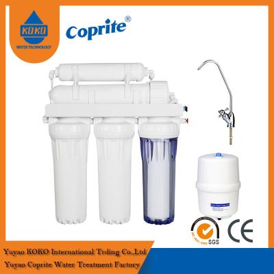 Chine Système d'osmose d'inversion domestique de flux du manuel 50GPD sans pompe à vendre