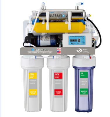 Chine Étapes minérales du système 8 de filtration de l'eau d'osmose d'inversion d'Allkaline pour la maison à vendre