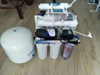 China Household 5 Stage 10 Inch 50GPD RO Water Filtration System with Manual Flush for sale