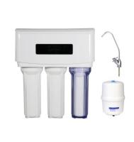 China PP AS Material Reverse Osmosis System 50 75 100GPD LED Display White for sale