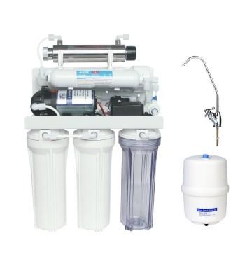 Chine Les étapes 75GPD 4 rendent le système compact de filtration de l'eau d'osmose d'inversion à vendre