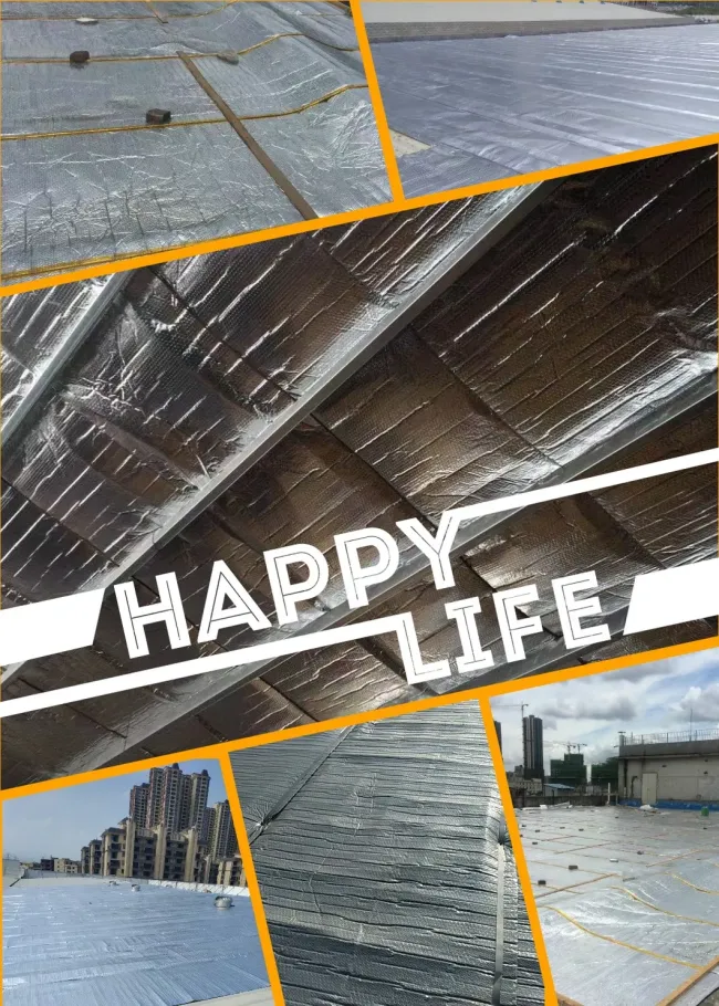 Low Emissivity Bubble Foil Insulation Aluminium Foil Thermal Bubble Insulation Wrap Save Energy