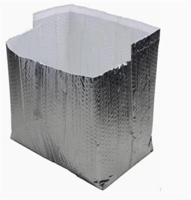 China Aluminum Foil Bubble Insulated Food Bag Thermal Insulating 3D / 2D Box for sale
