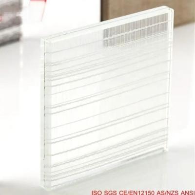 Cina 8mm tessuto decorativo temperato vetro stratificato Min Dimensione 300*300mm Spessore 3mm-25mm in vendita