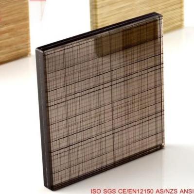 Cina 8mm tessuto decorativo temperato vetro stratificato Min Dimensione 300*300mm Spessore 3mm-25mm in vendita