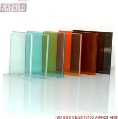 China Color PVB Tempered Laminated Glass Multi Color Laminated Glass for sale