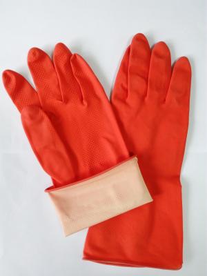 China 45g Red dish washing gloves household gloves China working gloves for sale