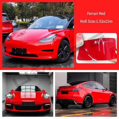 China Anti Scratch TPU Material Self Healing Colored PPF Car Wrap for sale