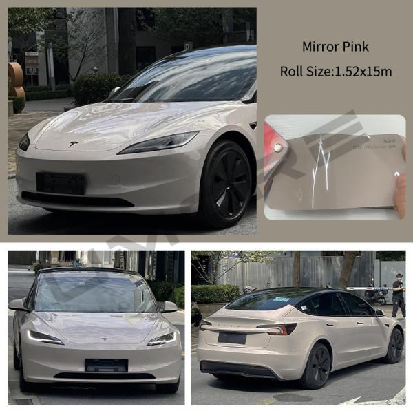 Quality Mirror Pink TPU Car Wrap Sand Proof Color Change PPF Paint Protection Film for sale