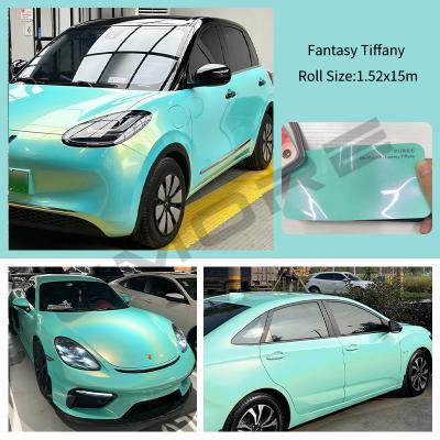 China OEM Green TPU Colored PPF Color Change Auto Paint Protection Film for sale