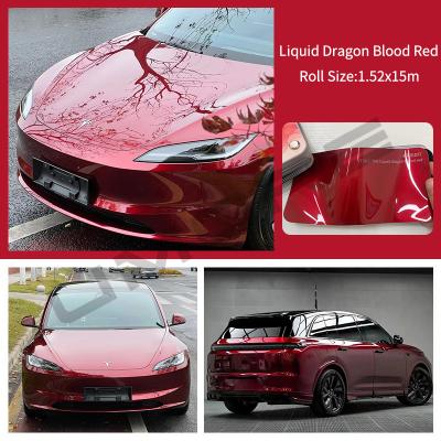 China Color Changing TPU Car Film UV Proof Self Healing Red PPF Car Protection for sale