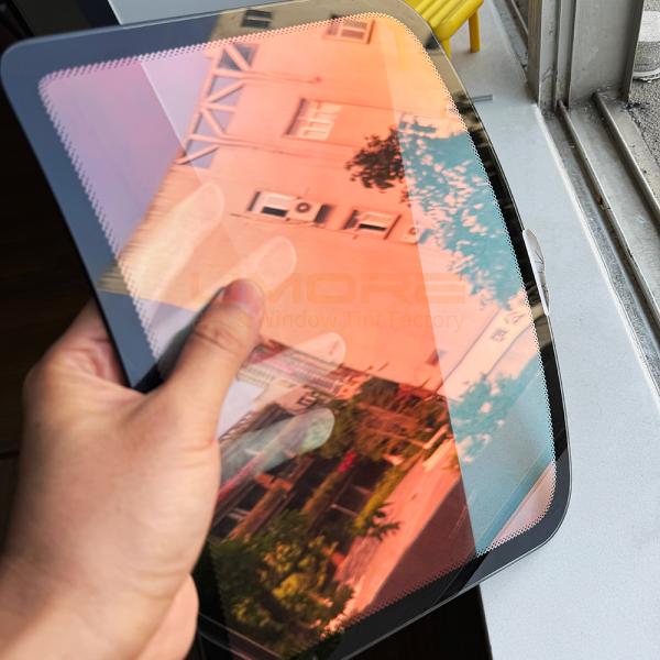 Quality Blue Chameleon Window Tint 5*98ft Nano Ceramic Car Window Tint Film for sale