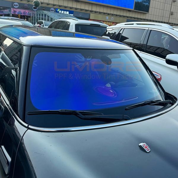 Quality Heat Insulation PET Chameleon Window Tint Film 2mil Nano Ceramic Window Tint for sale