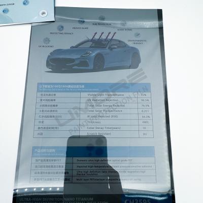 China Sun Heat Control Nano Ceramic Solar Car Window Tint Film UV Protection for sale