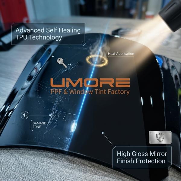 Quality High Gloss TPU PPF Film Roll Self Healing Paint Protection Film for sale