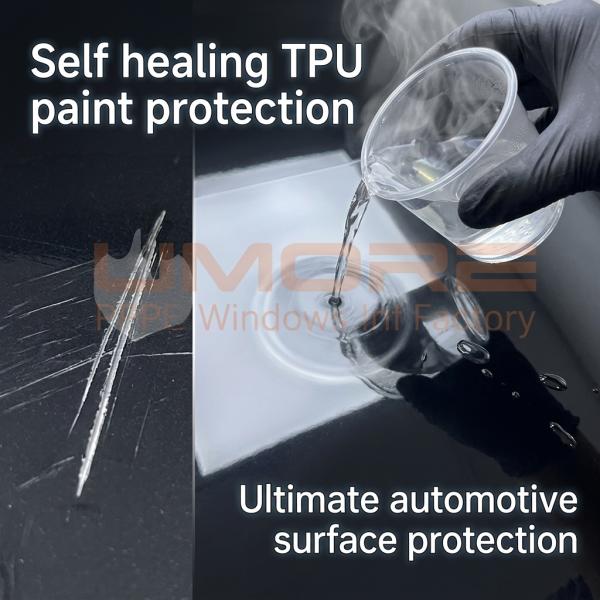Quality 1.52*15m Polyurethane TPU PPF Roll Self Healing Vehicle Wrap Transparent for sale