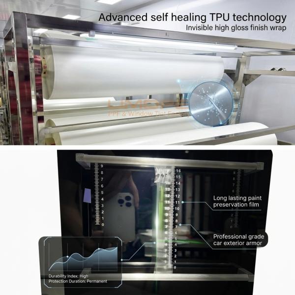Quality Self Healing PPF Wrap TPU Thermoplastic Polyurethane Paint Protection Film for sale
