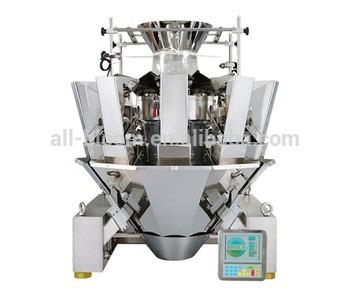 Multi heads weighing and packing machine