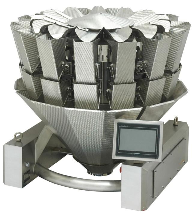 Multi heads weighing and packing machine