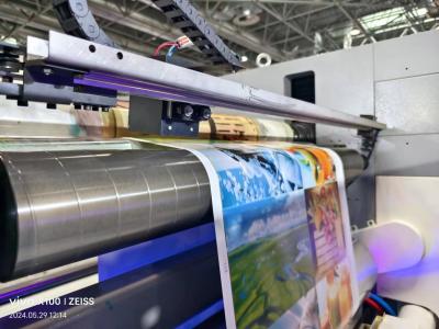 Cina Macchina di stampa flessibile a manica per sacchetto di cartone di tazze di carta Pacchetto 1000 mm Larghezza controllo PLC 150m/min Velocità in vendita