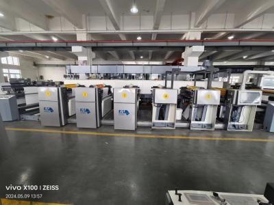 China Automatic Inline Flexo Printing Machine Touchscreen Interfaces Remote Diagnostics for sale