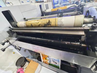 China Flexografische drukkers 4 kleuren Flexopresse Etiketdrukmachine voor papierbeker Te koop