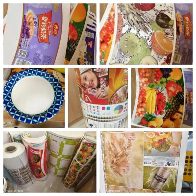 China 8 Color Paper Plastic Cup Bag Food Packaging Pp Woven Film Printing Machine Press Flexographic Printer for sale