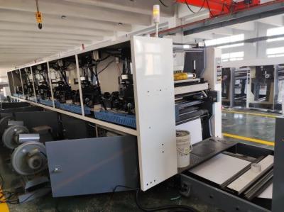 China Max. Die-Cutting Width 900mm 8 Color Flexo Printing Machine with Printing Repeat 286-1200mm for sale