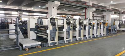 China Automatische splitsing van papier Printmachine voor de voedings- en gezondheidszorgindustrie Te koop