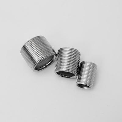China Hollow Full Thread External Joint 304 316 SS / Zinc Plated CS NPT/G/Metric for sale