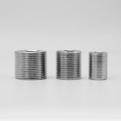 China Hollow Full Thread External Joint 304 316 SS / Zinc Plated CS NPT/G/Metric for sale