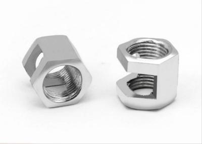 China GB6178 Side Hexagon Slotted Nut For Lighting Fixtures / Furniture for sale