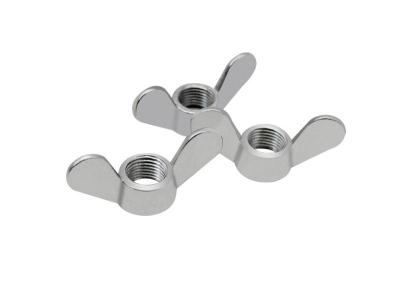 China Zinc Alloy Wing Nuts And Bolts , Wing Nut Screw GB62 Standard for sale