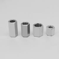 China GB52 Zinc Plating Threaded Connector Nut , Hexagonal Joint Nut For Connection / Fixation for sale