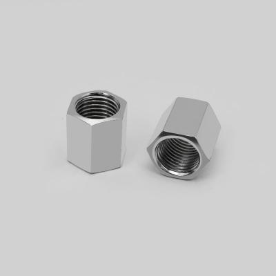 China GB52 Zinc Plating Threaded Connector Nut , Hexagonal Joint Nut For Connection / Fixation for sale