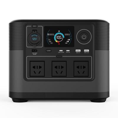 Cina Lifepo4 Battery Storage Systems 230V 50Hz 1000W Mobile Power Station With Solar Panel in vendita