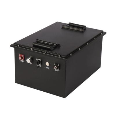 China BMS 100ah 105ah 160ah golf cart lithium battery 48 volt golf cart lithium battery with display en venta