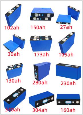 Cina 230Ah 310Ah 304Ah 280Ah 3.2V Rechargeable Solar Lithium Battery For Electric Vehicle in vendita